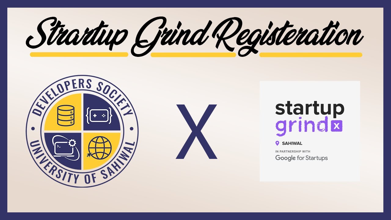 startup grind registration process - YouTube
