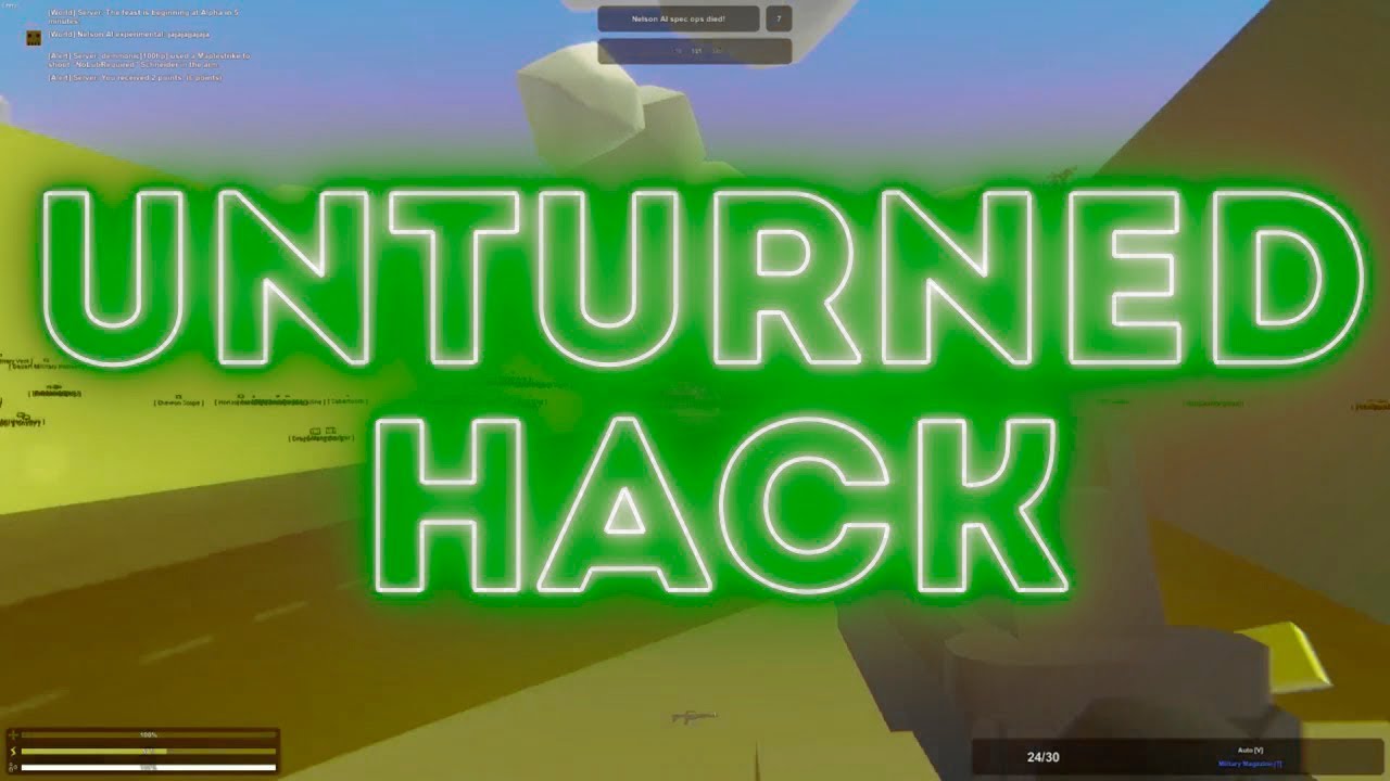 UNTURNED HACK & CHEAT | ANTIVAC ESP AIM ANTISPY | UNTURNED CHEAT ...