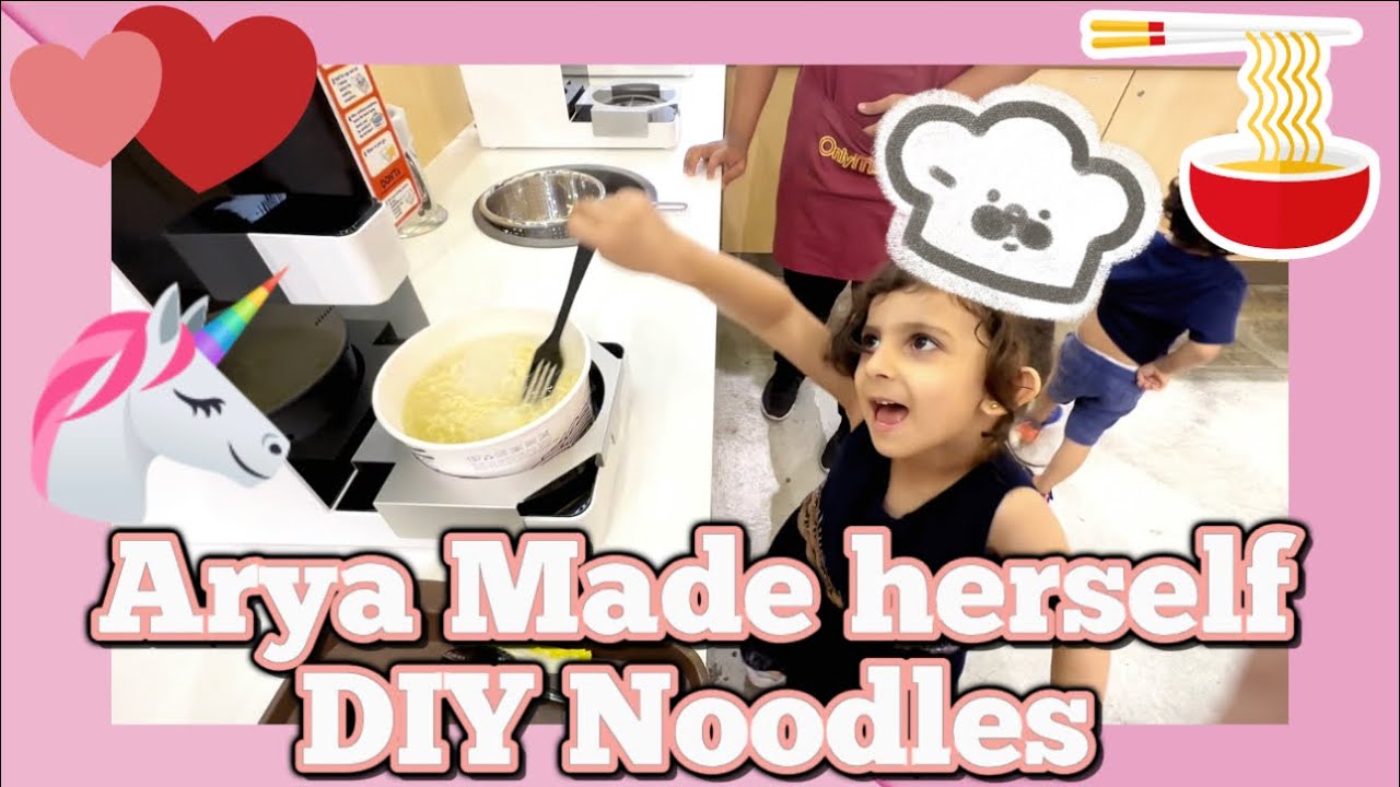 She made herself instant DIY noodles | Cook with Arya - YouTube