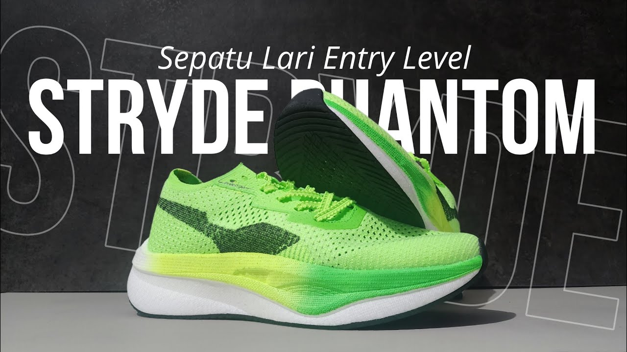 Stryde Phantom (First Run) - Penantang Sepatu Lari Entry Level - YouTube