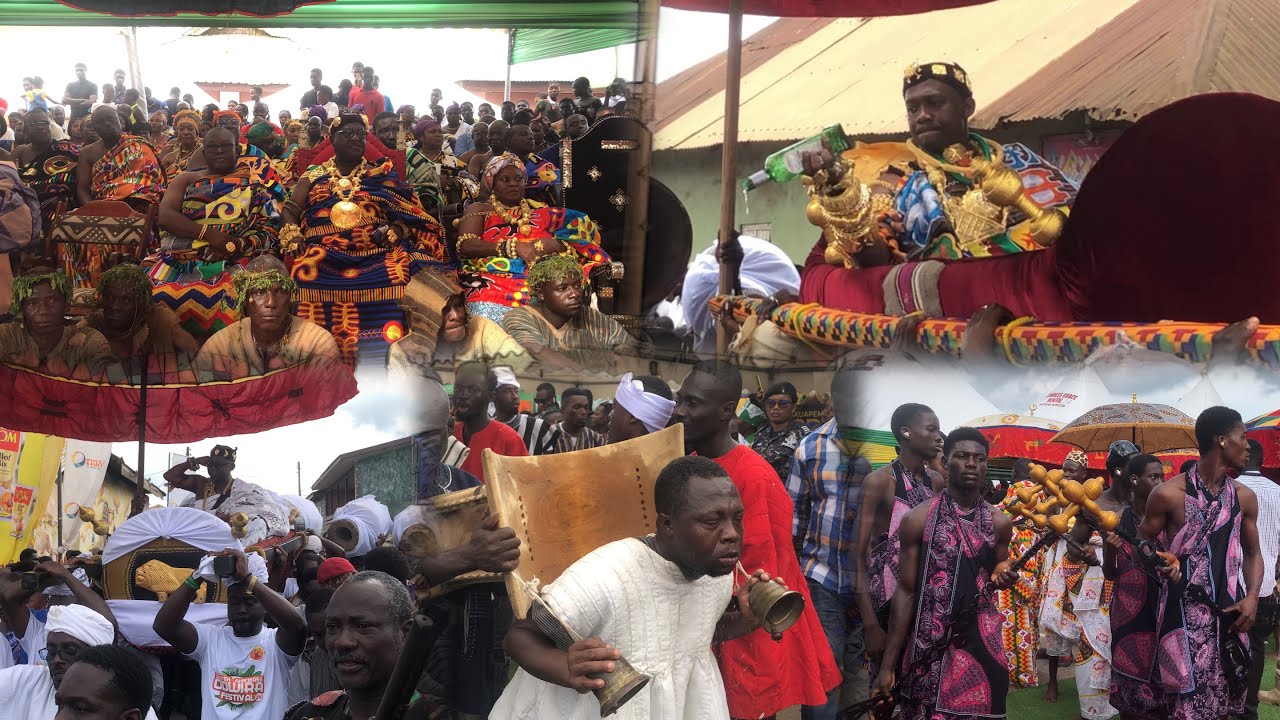 Oseadeeyo Kwasi Akuffo III, Draws Massive Crowd at Odwira Grand Durbar ...