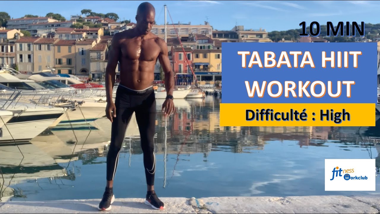 TABATA 10' High difficulty HIIT WORKOUT FULL BODY – No equipment – High ...