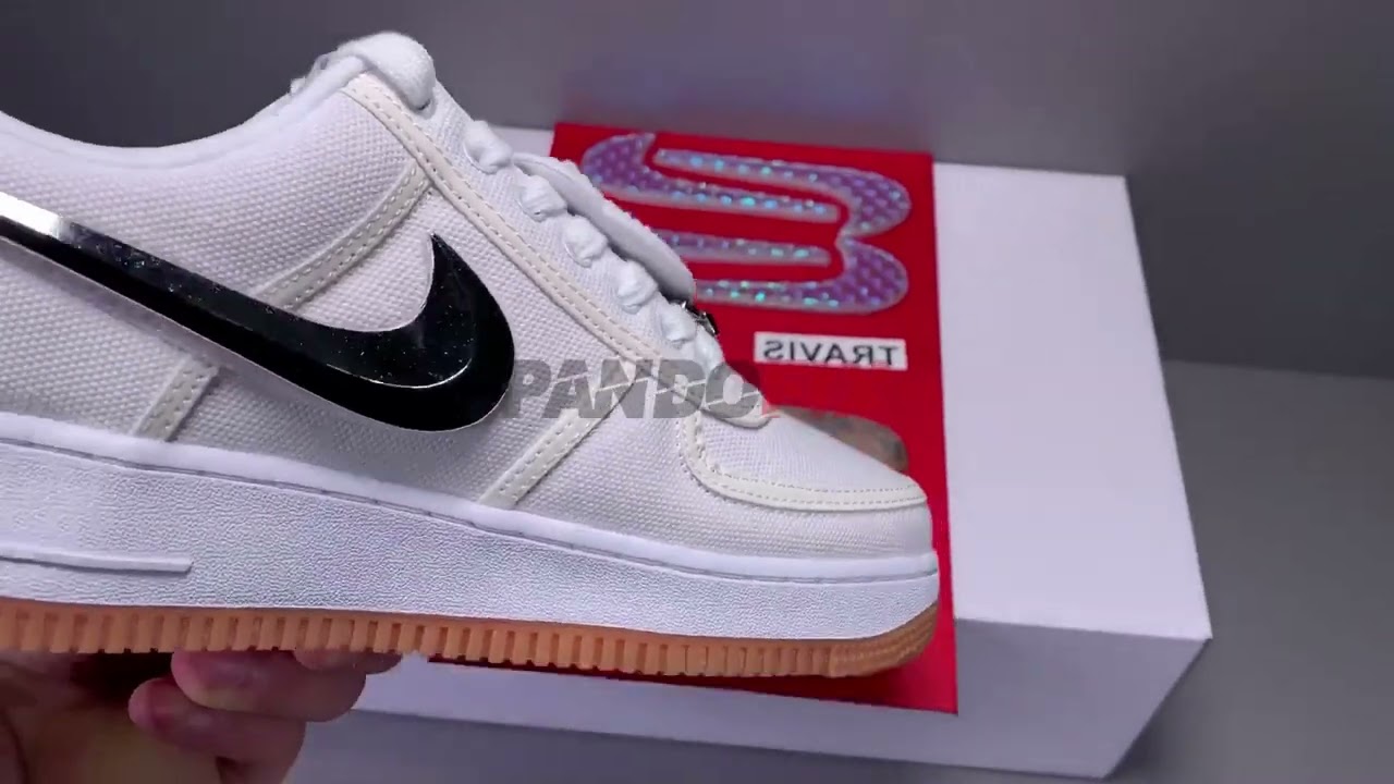 NIKE AIR FORCE 1 LOW X TRAVIS SCOTT - YouTube