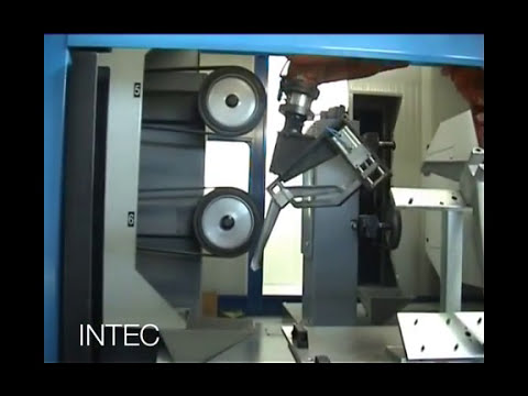INTEC ROBOTICS MACHINE FOR LINISHING CHAIR BASES - YouTube