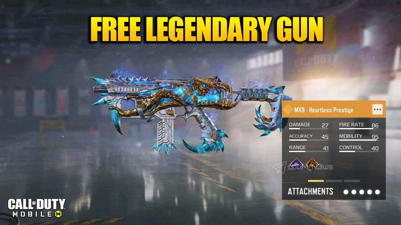 😍 Best Free Legendary for P2P in CODM - YouTube