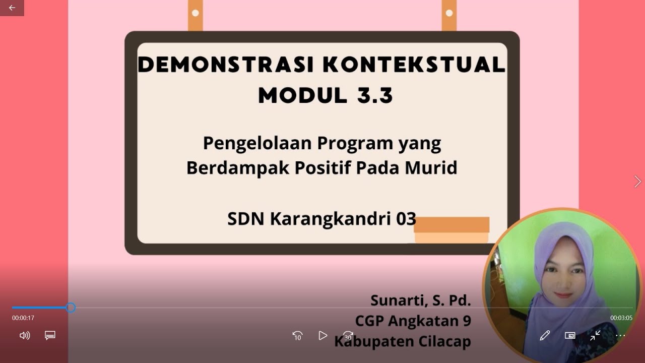 Demonstrasi Kontekstual Modul 3.3 _ CGP A9 - YouTube