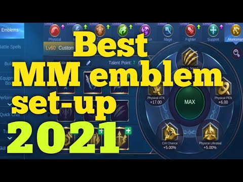 BEST MM Emblem set-up 2021 - YouTube