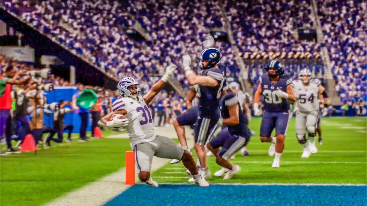 BYU vs Kansas State 9/21/2024 College Football 25 Gameplay - YouTube