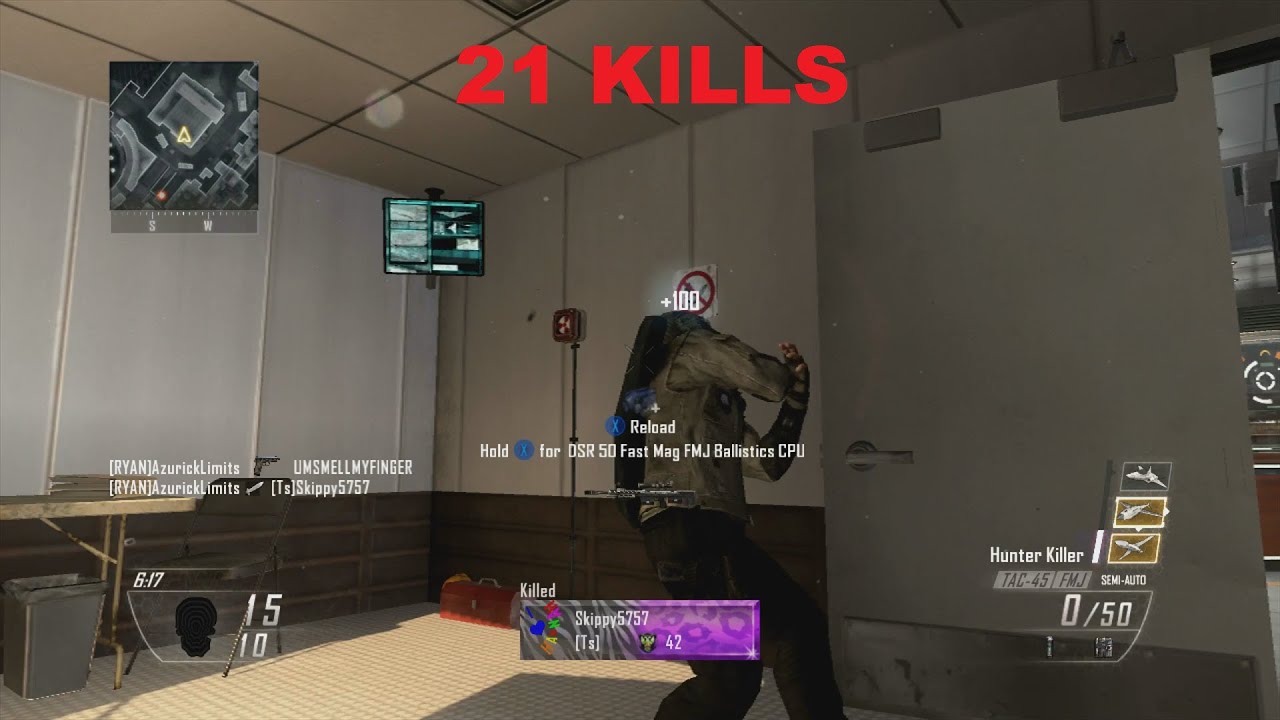 BO2 21 KILL STREAK/KILL CHAIN - YouTube