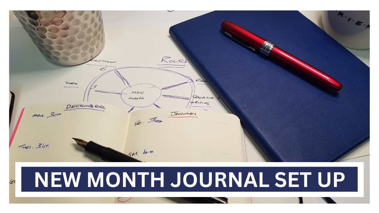 NEW MONTH JOURNAL SET UP - PLANNING AND TRACKING WHAT MATTERS #notebook ...