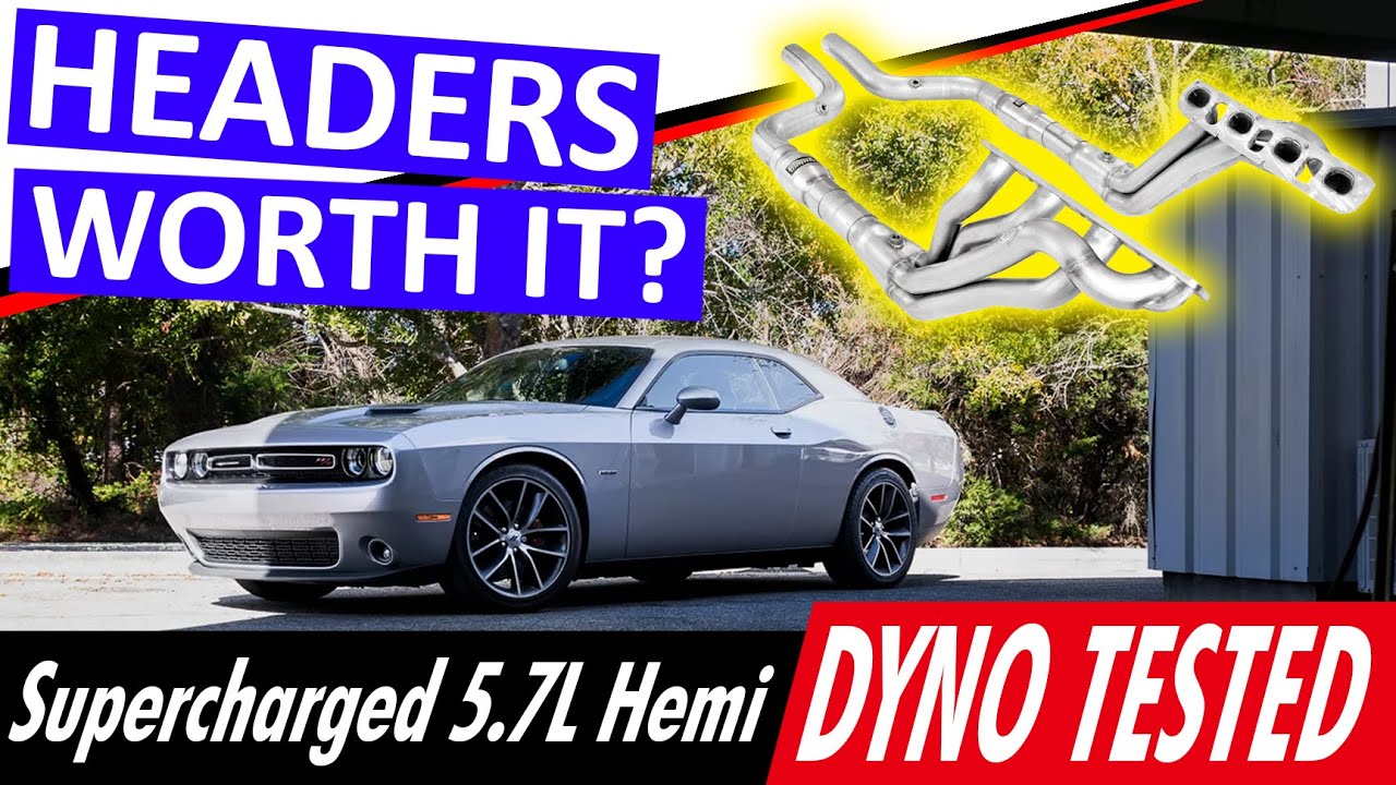 5.7L HEMI: Headers Worth It With a Supercharger? DYNO TESTED! - YouTube