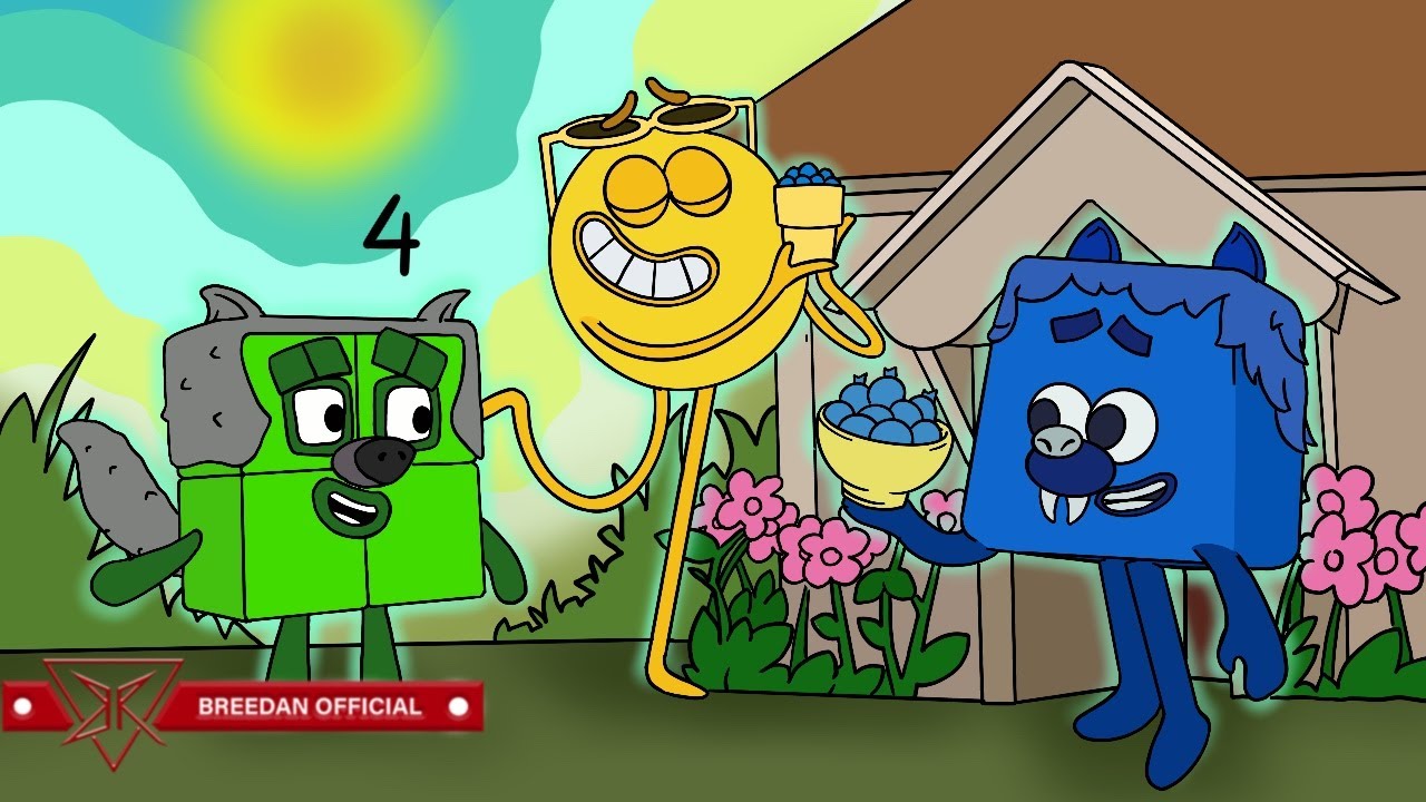 Numberblocks and Colourblocks Masked Wolf With Blueberry Fanmade Change ...