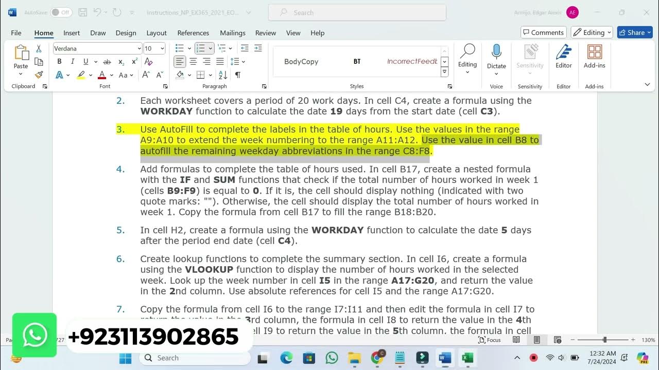 Excel Module 3 SAM End of Module Project 1 | NP_EX19_EOM3-1 | Barrel ...