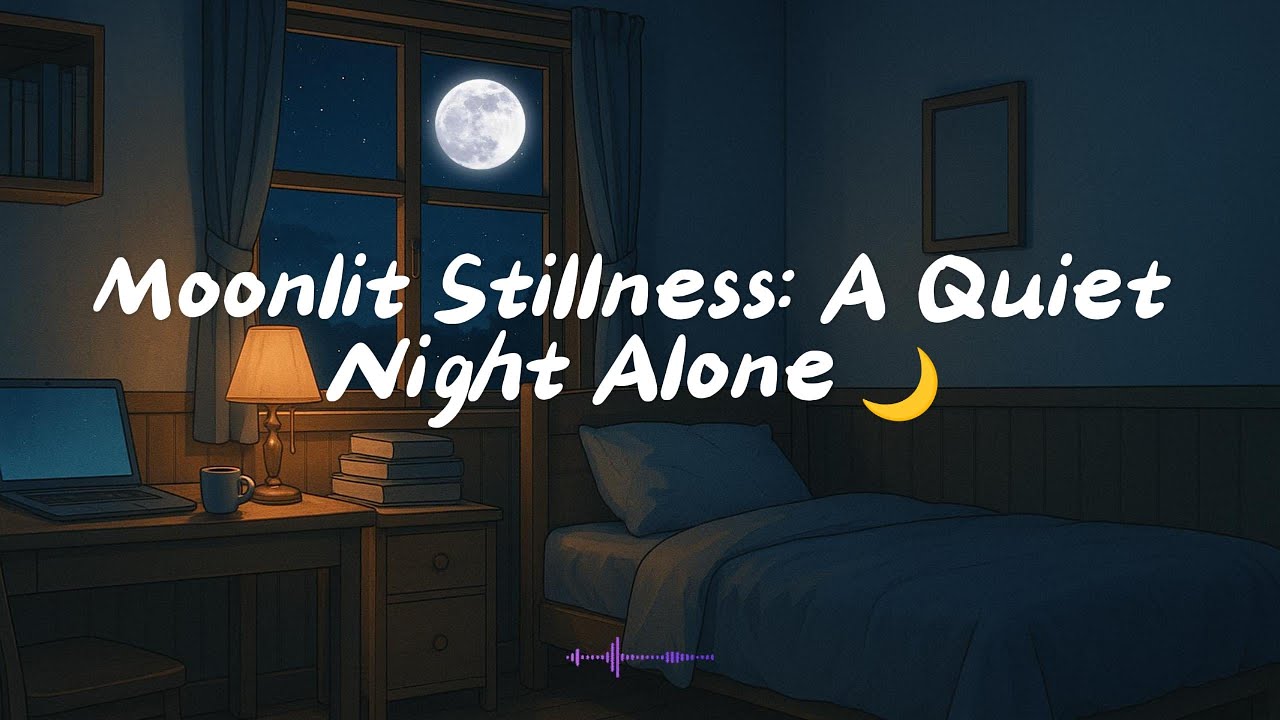 Moonlit Stillness A Quiet Night Alone 🌙 - YouTube