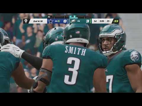 Cowboys vs Eagles Madden 23 Gameplay - YouTube