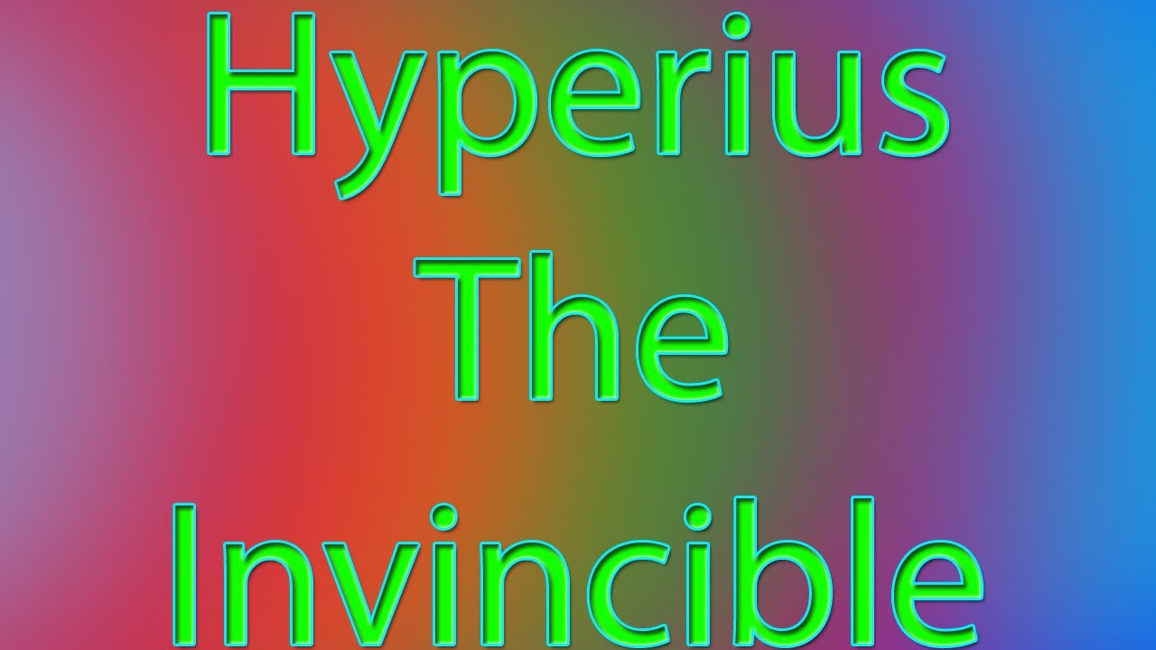 Hyperius The Invincible Solo- No Modded Items - UVHM - YouTube