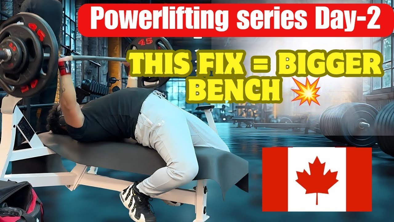 Powerlifting Progress Day 2🏋️‍♂️ Upper Body Gains Powerlifting Series ...