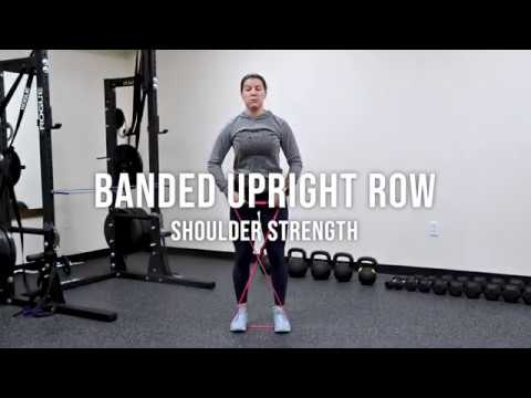 Banded Upright Row - YouTube