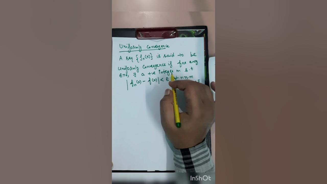 Pointwise and uniform convergence of Sequence of function Definitions, example 1 and 2 - YouTube