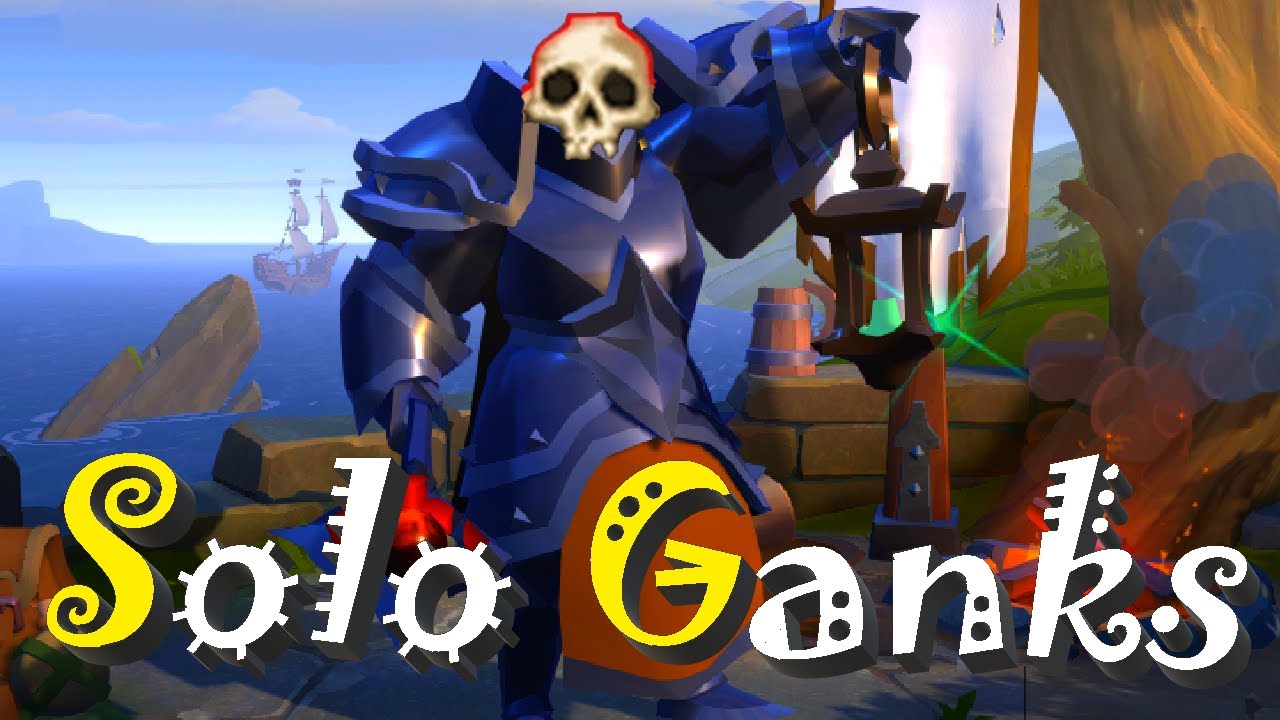 Solo Ganks - Cursed Staff + Badon - Albion Online - YouTube