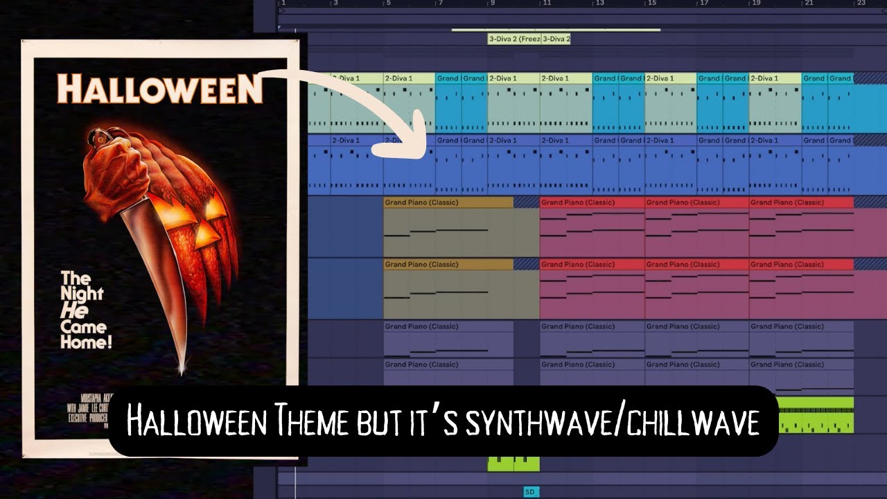 Turning the Halloween Theme into a Synthwave/Chillwave song (in Ableton ...