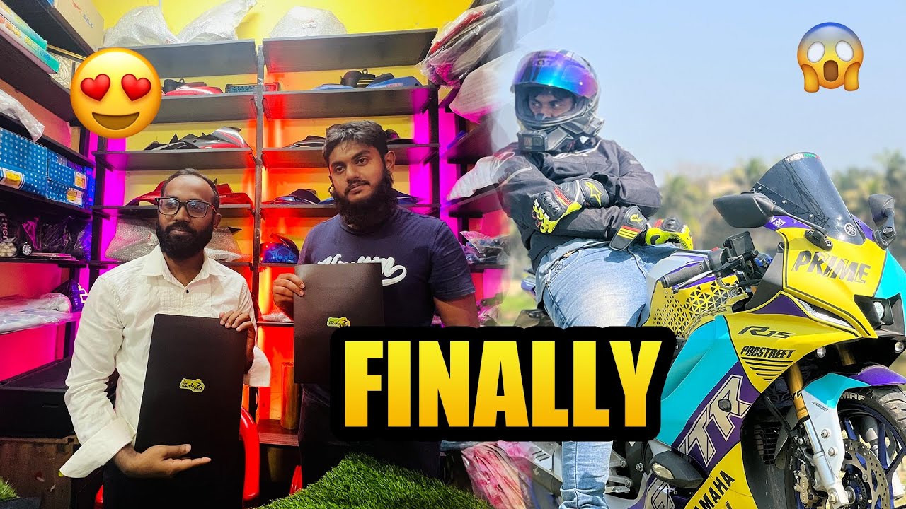 Finally my Bikes biggest modification coming soon with Sticker zone ...