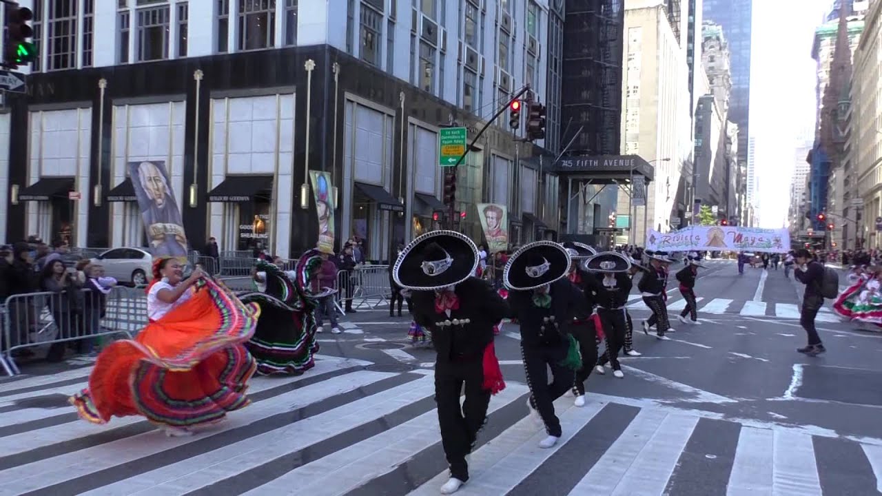 Hispanic Day Parade~2015~NYC~Mexican Dancers~NYCParadelife - YouTube