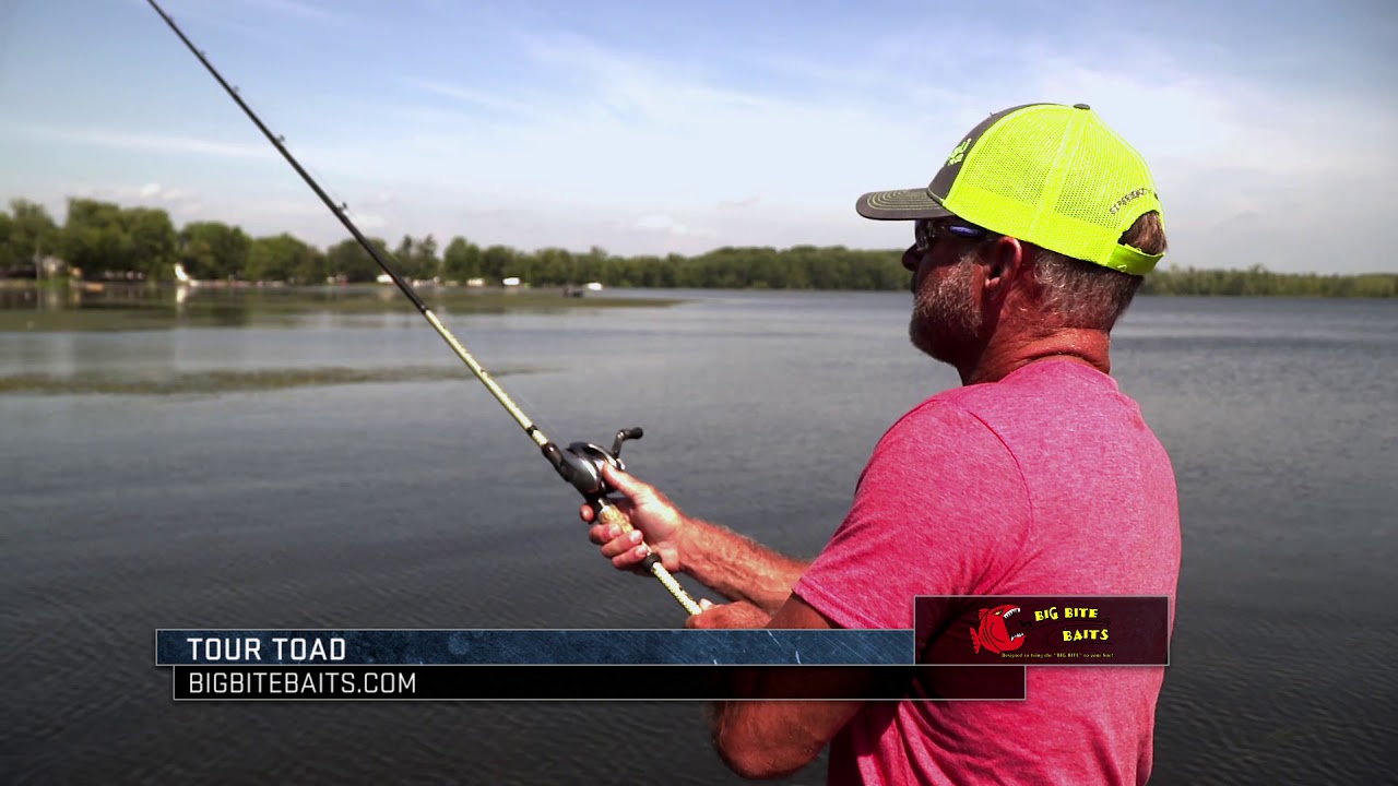 Jeff Kriet Talks Big Bite Baits Tour Toad - YouTube