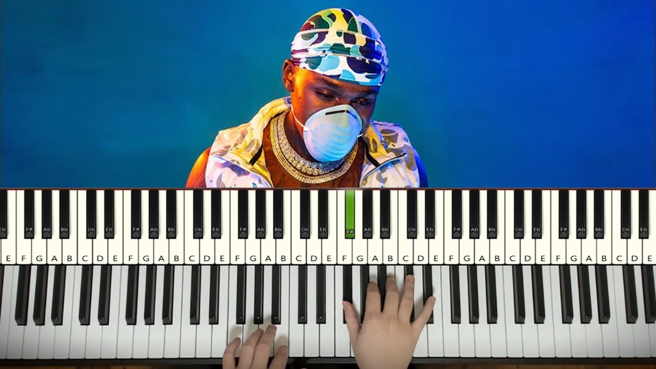 DaBaby – Rockstar ft. Roddy Ricch (Piano Tutorial Lesson) - YouTube