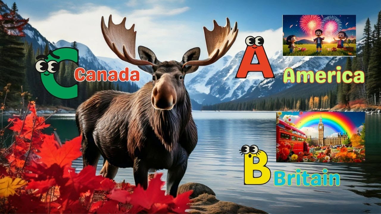 ABC Country Phonics Song | Learn the Alphabet with Countries Names A to ...