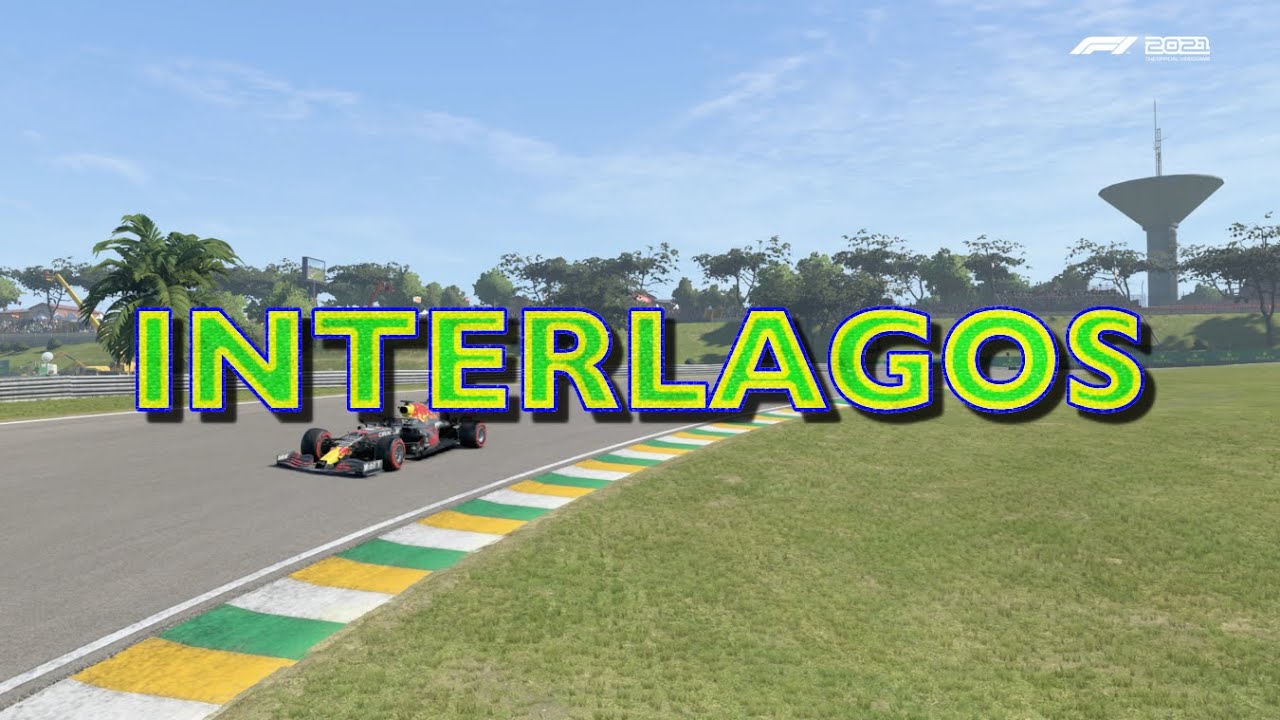 Interlagos Time Trial Lap in F12021 - YouTube