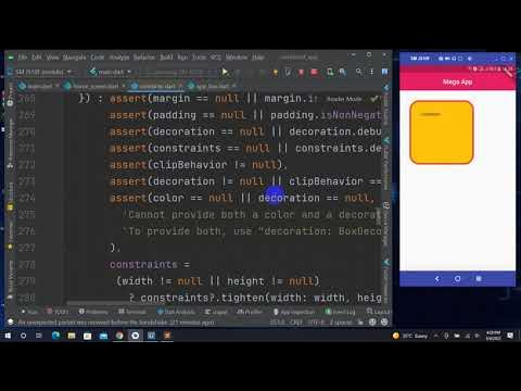 4. Container and its properties in Flutter - Pashto - YouTube