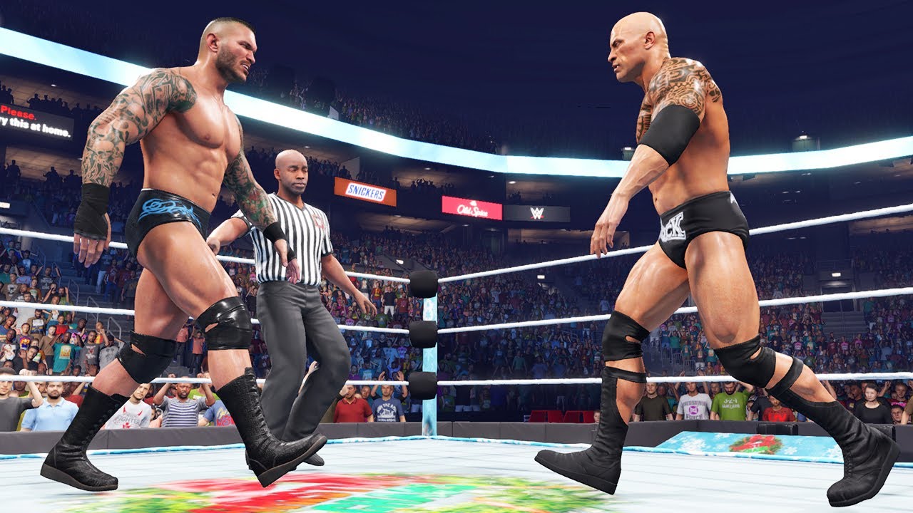 The Rock vs Randy Orton - Winter Special - YouTube