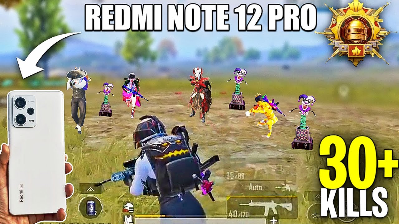 Redmi Note 12 Pro Pubg Test 2023 | 4 Finger Full Gyro | Smooth Extreme ...