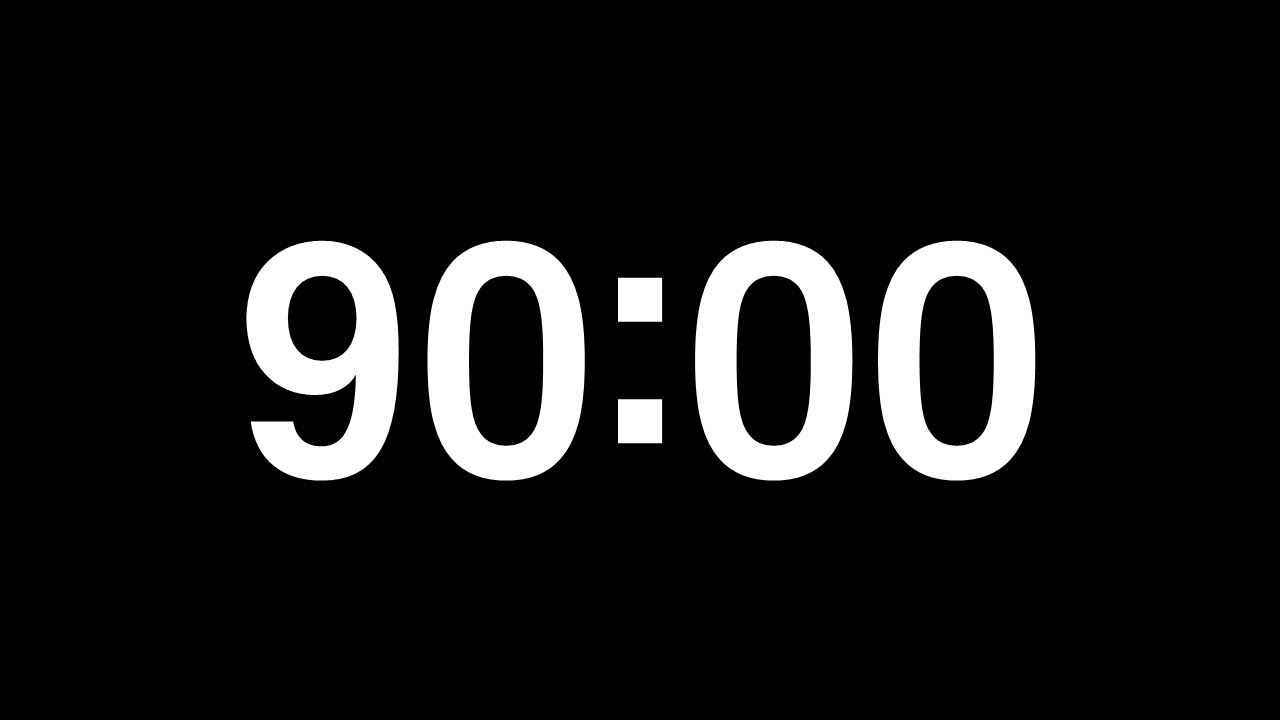 90 Minute Timer - Normal - YouTube