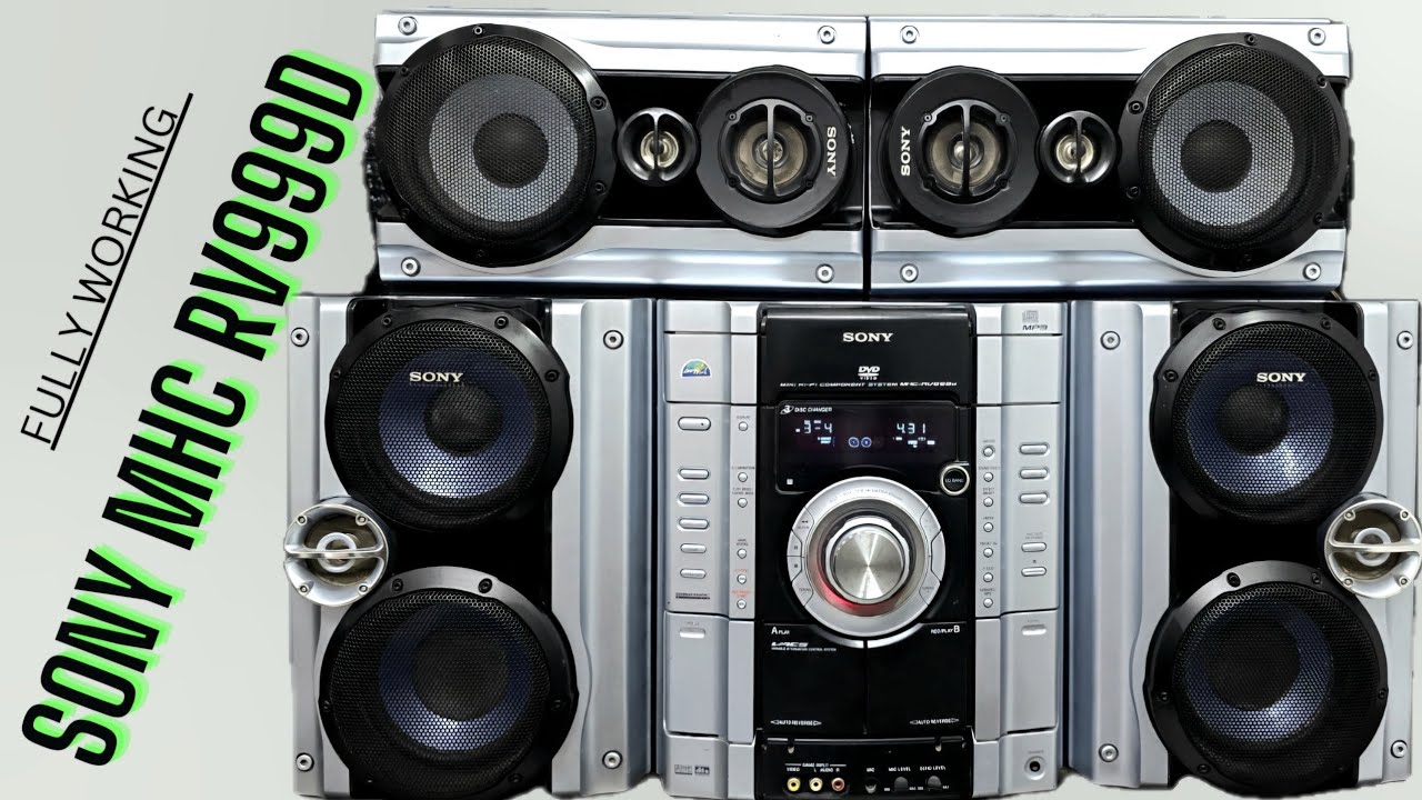 Sony MHC-RV999D || Call 8544818585|#cassetteplayer #sony #antique - YouTube