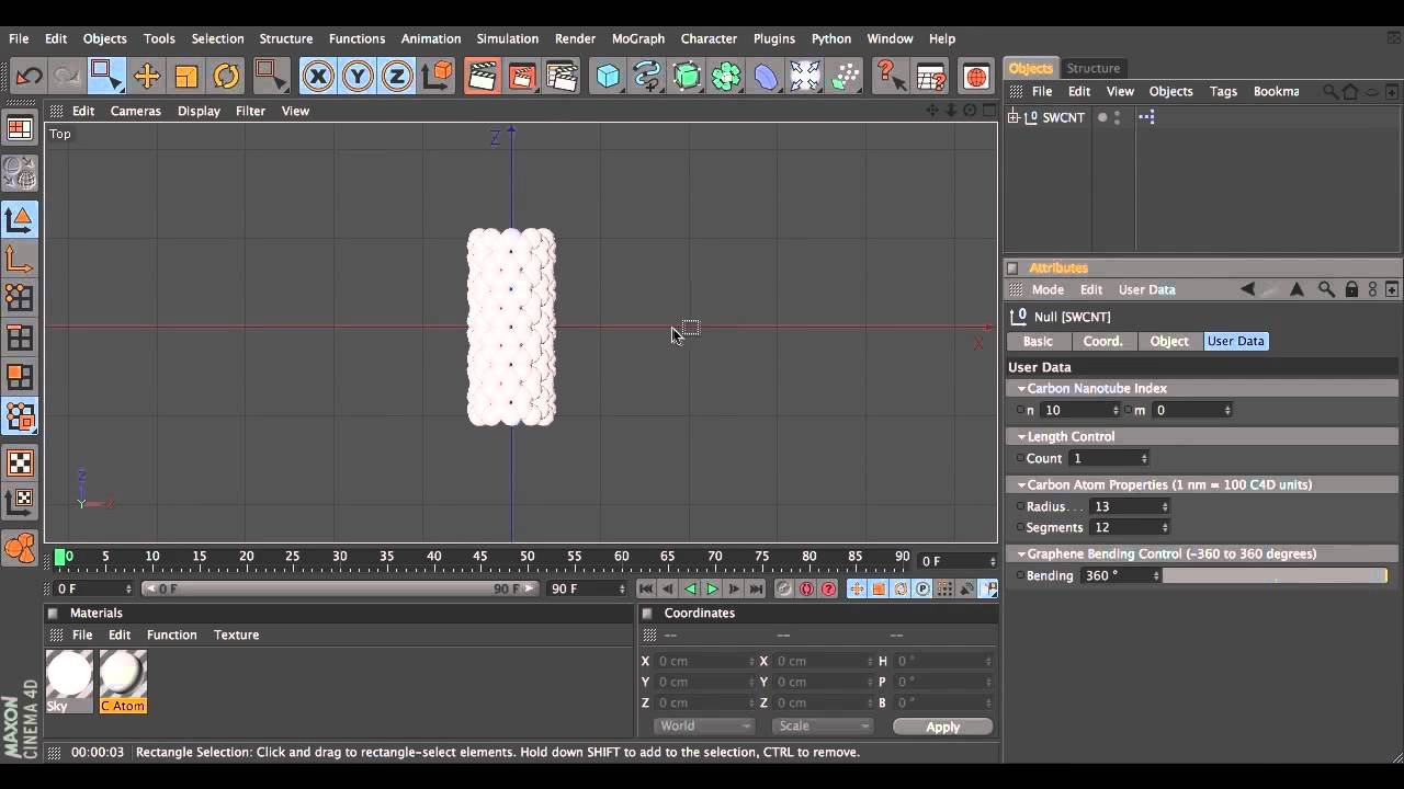 Carbon Nanotube Generator v1.0 - YouTube