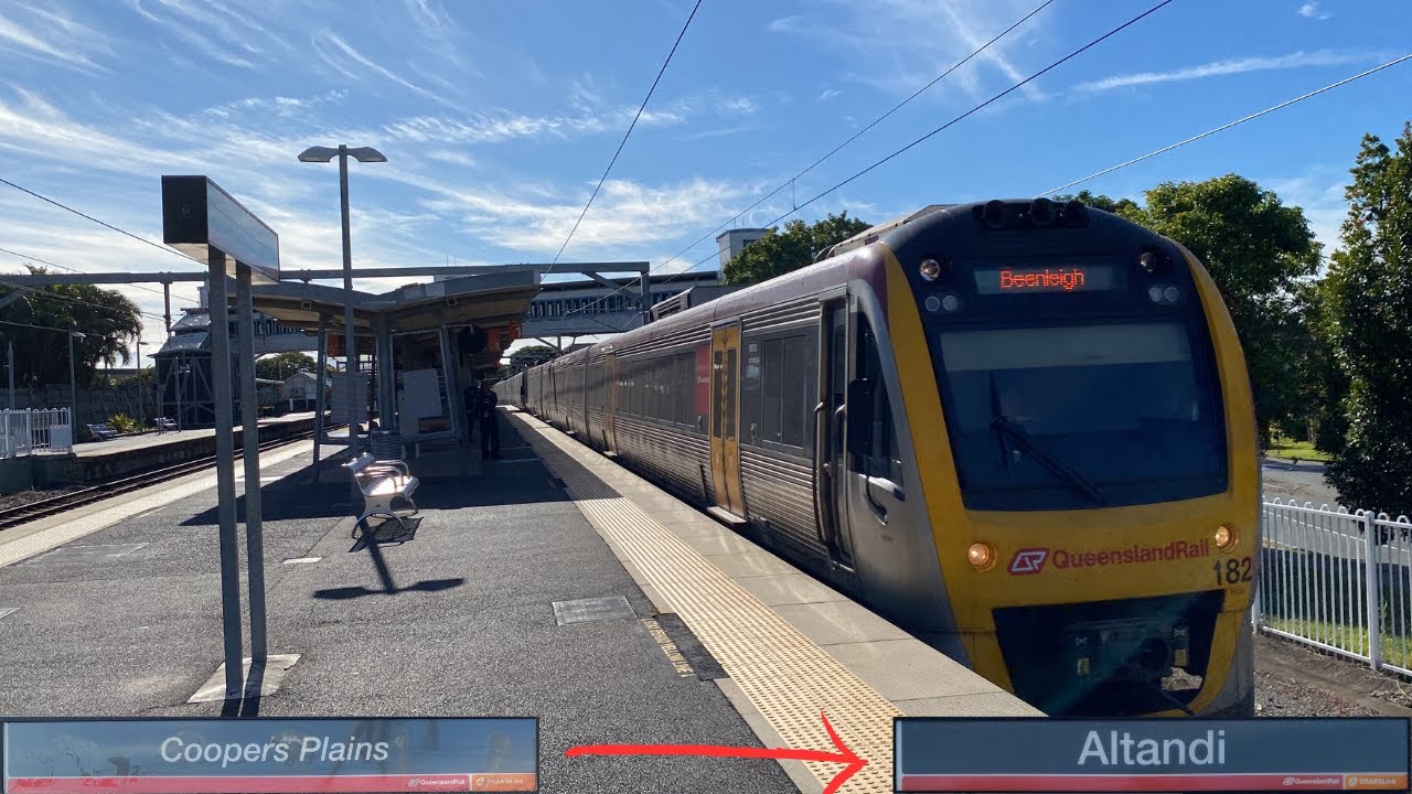 Coopers Plains to Altandi on QLD Rail IMU 163: Beenleigh Line - YouTube