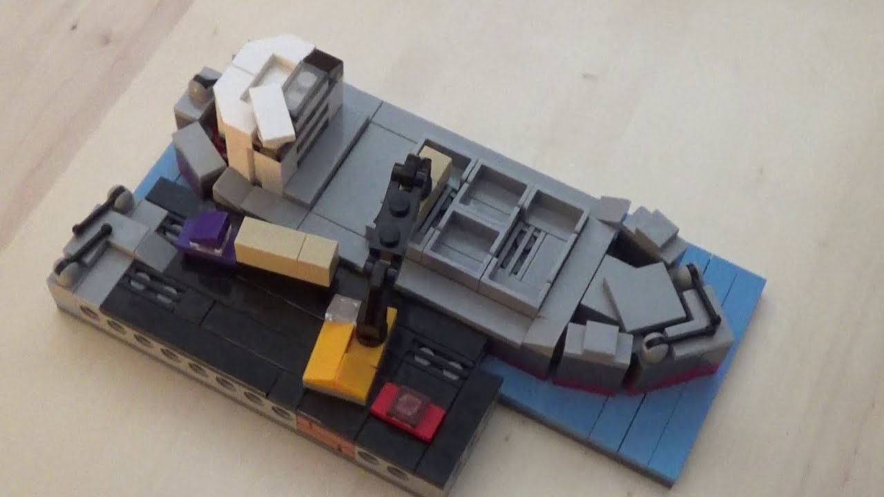 Lego Microscale Shipyard MOC - YouTube