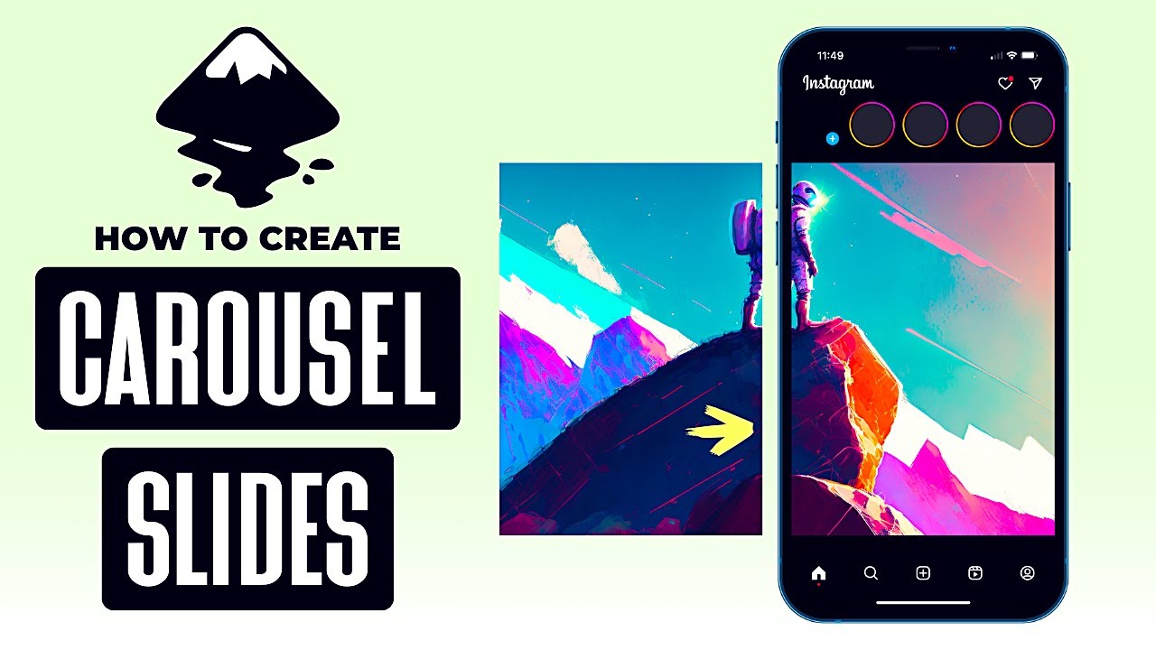 Make Carousel Slides Of Your Artwork In Inkscape - YouTube