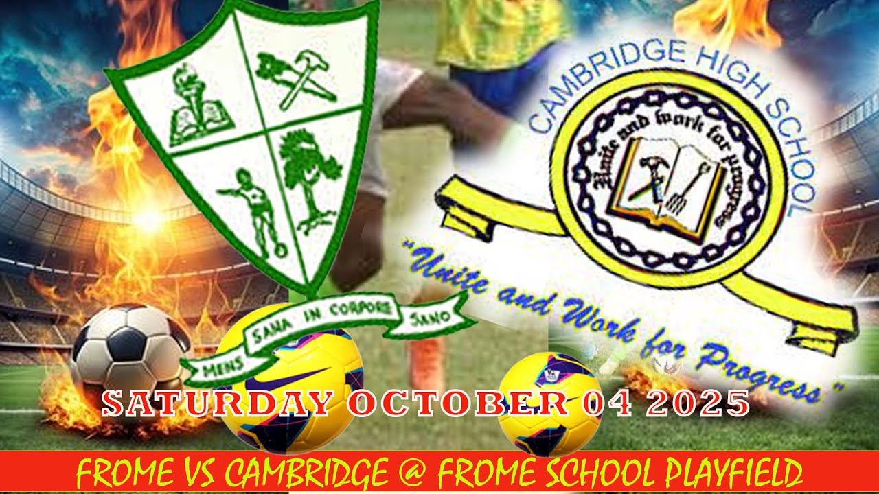 Frome vs Cambridge Schoolboy Football Action @ Frome School Playfield ...
