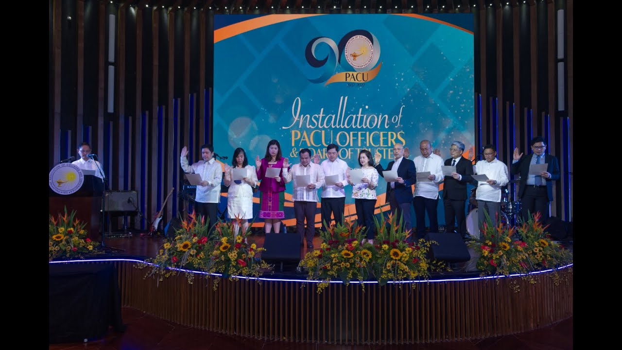 Installation of PACU Officers & Board of Trustees SDE 2 - YouTube