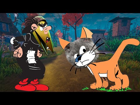 GARGAMEL KARGA ve AZMAN KEDİSİ GAFFUR😭😅 - Hello Neighbor 2