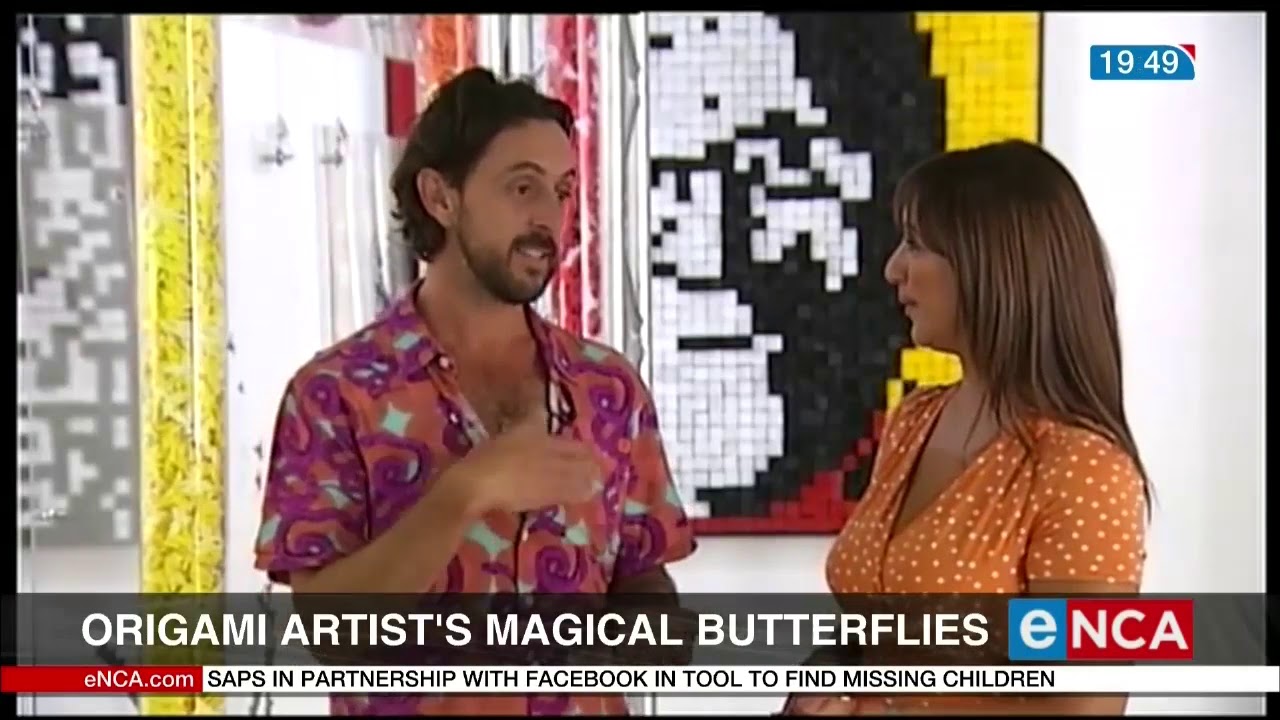 "Artist sets new Origami record" - YouTube