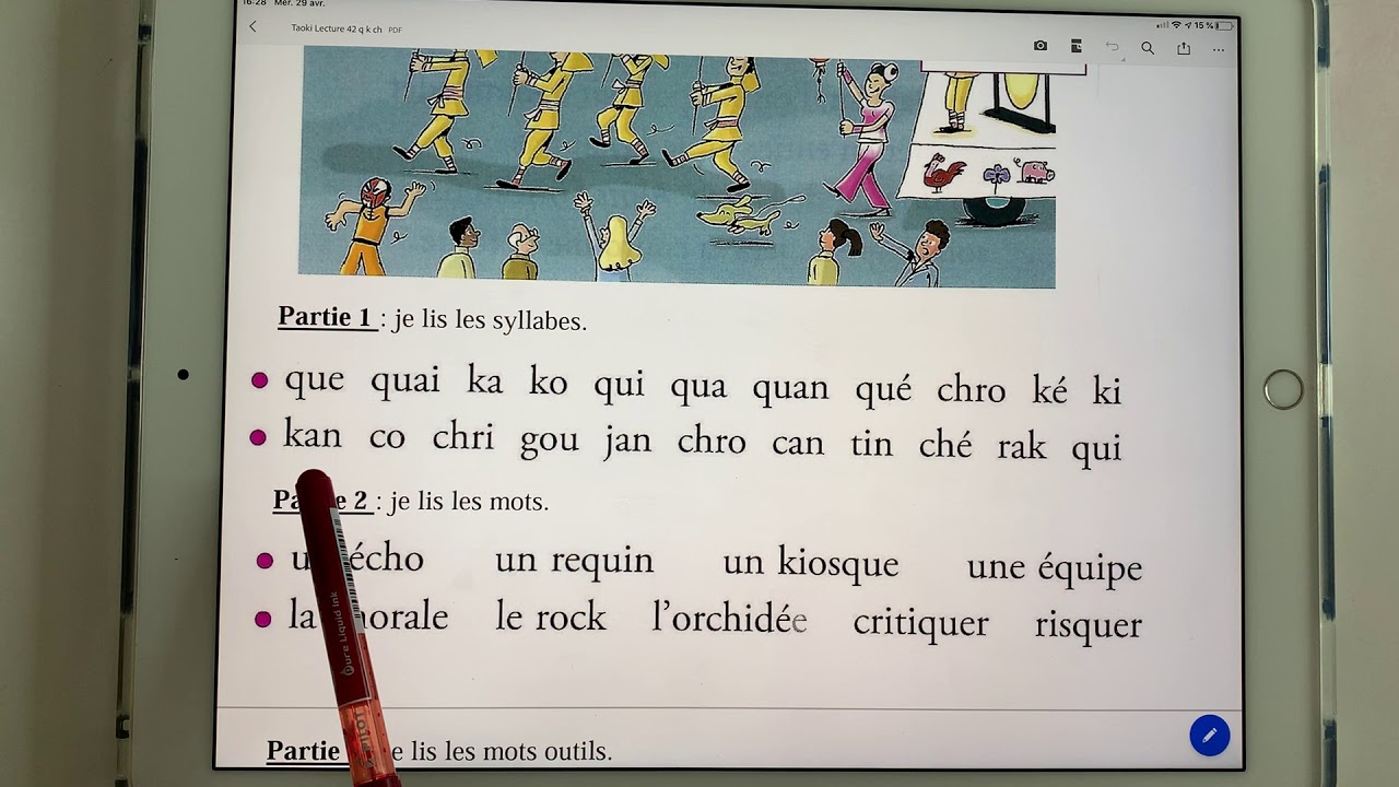 Taoki Graphèmes q k ch - YouTube