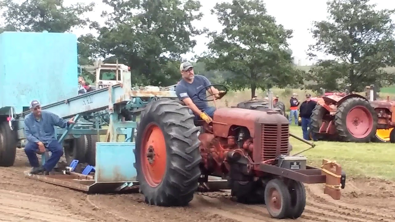 1948 Case DC Tractor Pulling In Newman Grove NE Sept 2018 4500 Classic ...