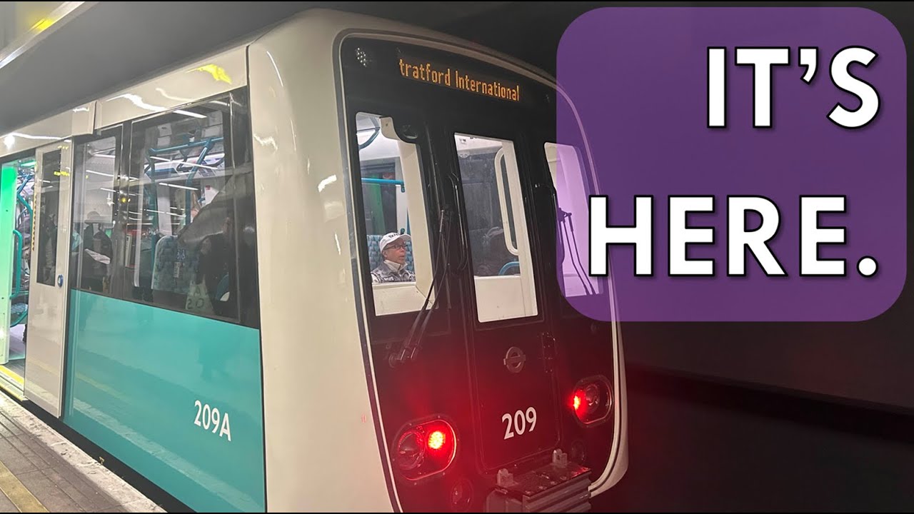 I Rode the BRAND NEW DLR Train! - YouTube