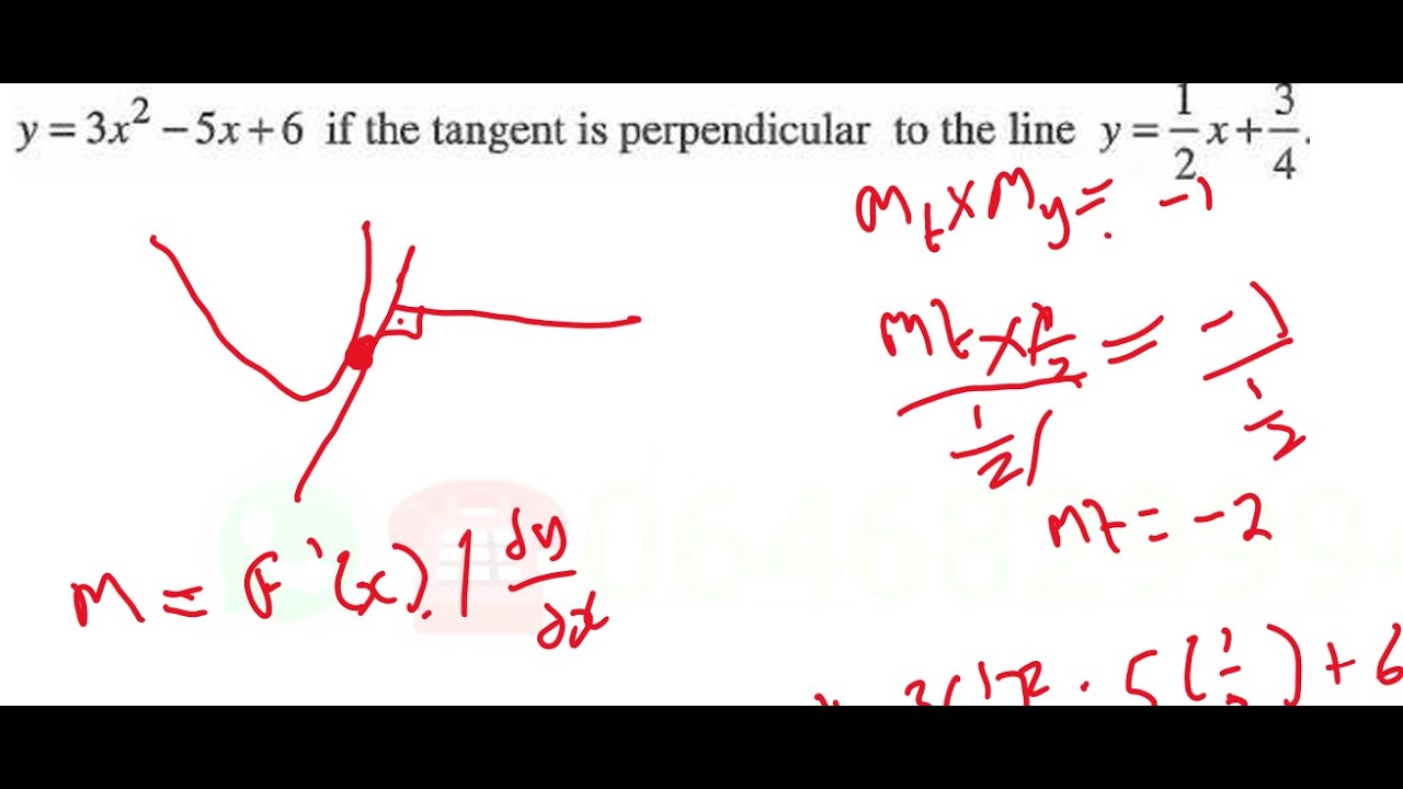 ACTIVITY 10 2 Determine the equation of a tangent to a curve given line ...