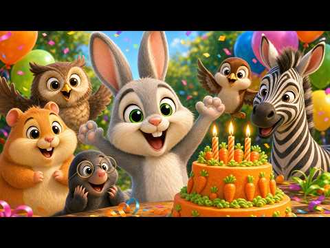 İyi Ki Doğdun! 🐰 Tavşan Tap Tap Doğum Günü Şarkısı | Sincap Kids