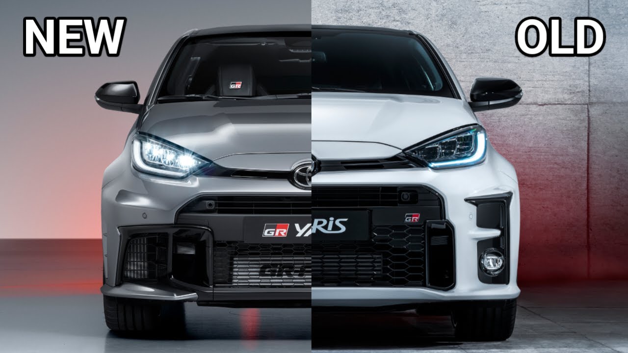 New 2024 Toyota GR Yaris Vs Old 2023 GR Yaris - visual compare - YouTube